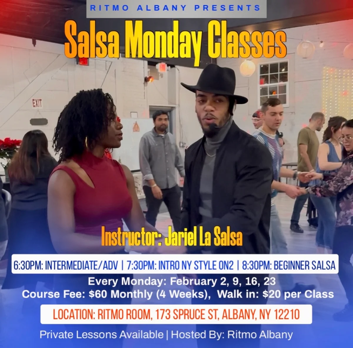 Salsa Monday Classes - February Cycle | Ritmo Albany