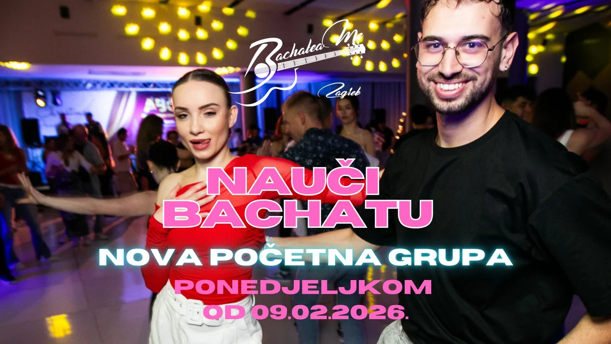 BACHATA - NAUČI PLESATI - UPISI 2026
