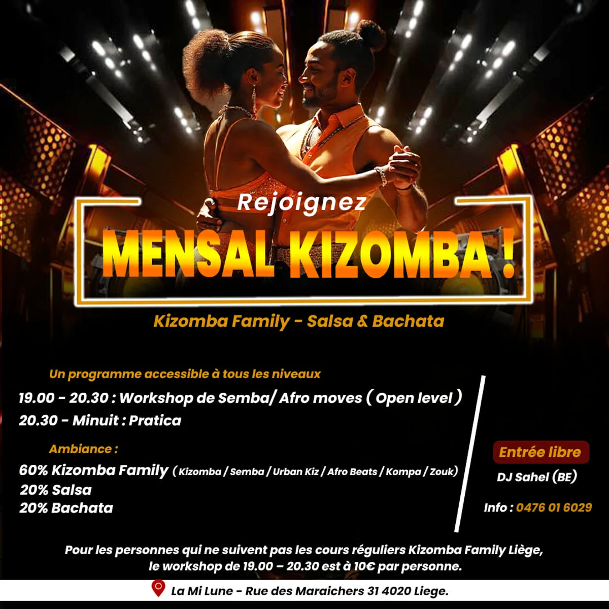 Mensal Kizomba - Février 2026